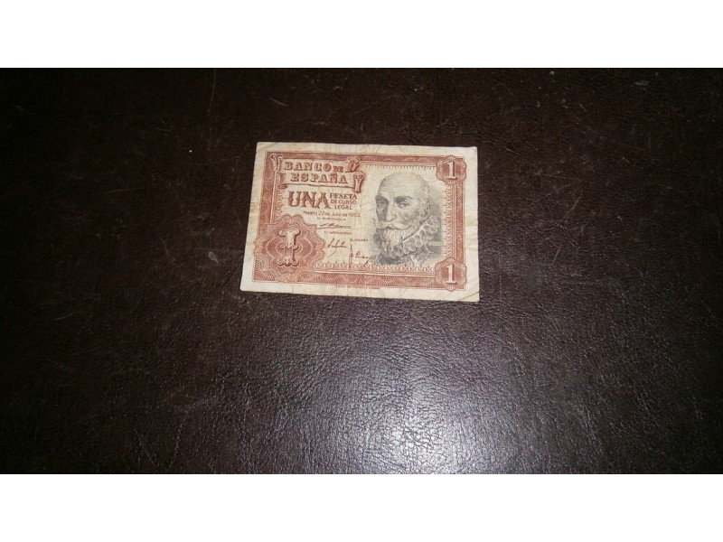 SPAIN 1 PESETA 1953