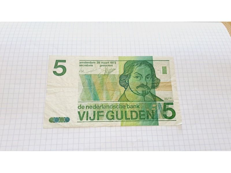 HOLANDIJA 5 GULDEN 1973 GODINA