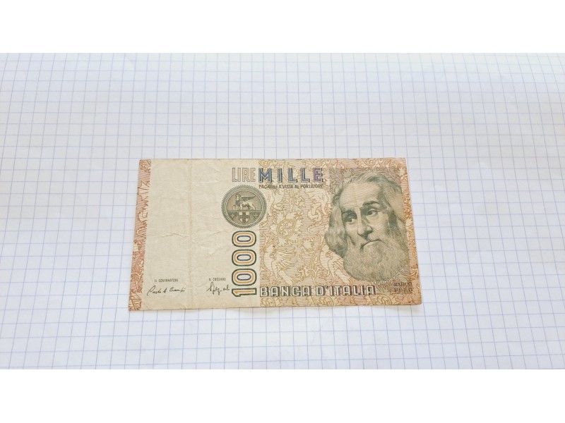 ITALIA 1000 LIRA 1982 GODINA