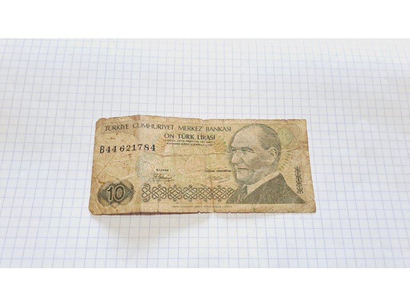 TURSKA 10 LIRA