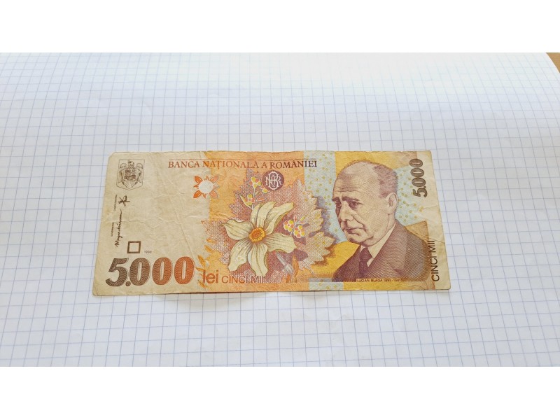 RUMUNIA 5000 LEI 1998 GODINA