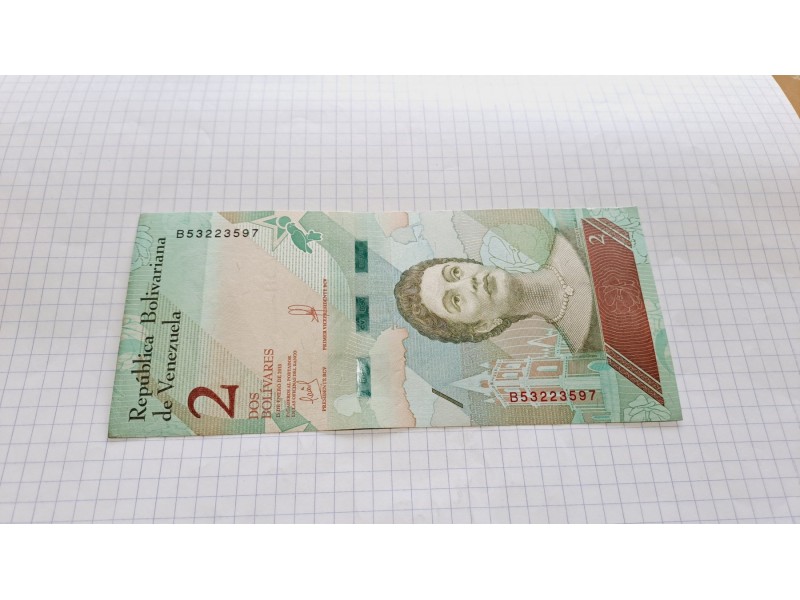 VENECUELA 2 BOLIVARES 2018 GODINA