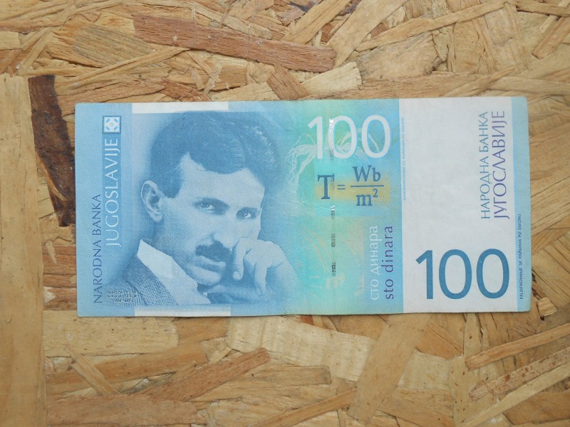 JUGOSLAVIJA 100din. iz 2000g.