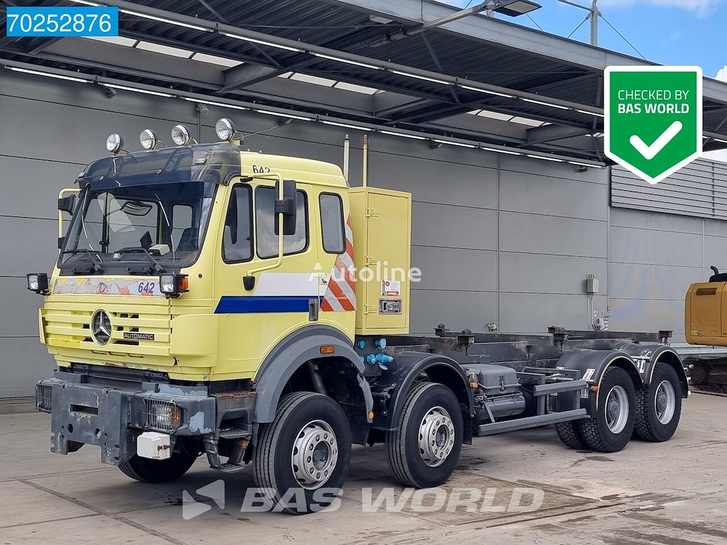 Mercedes-Benz 3234 8X4 Euro 2 vozilo za prevoz kontejnera