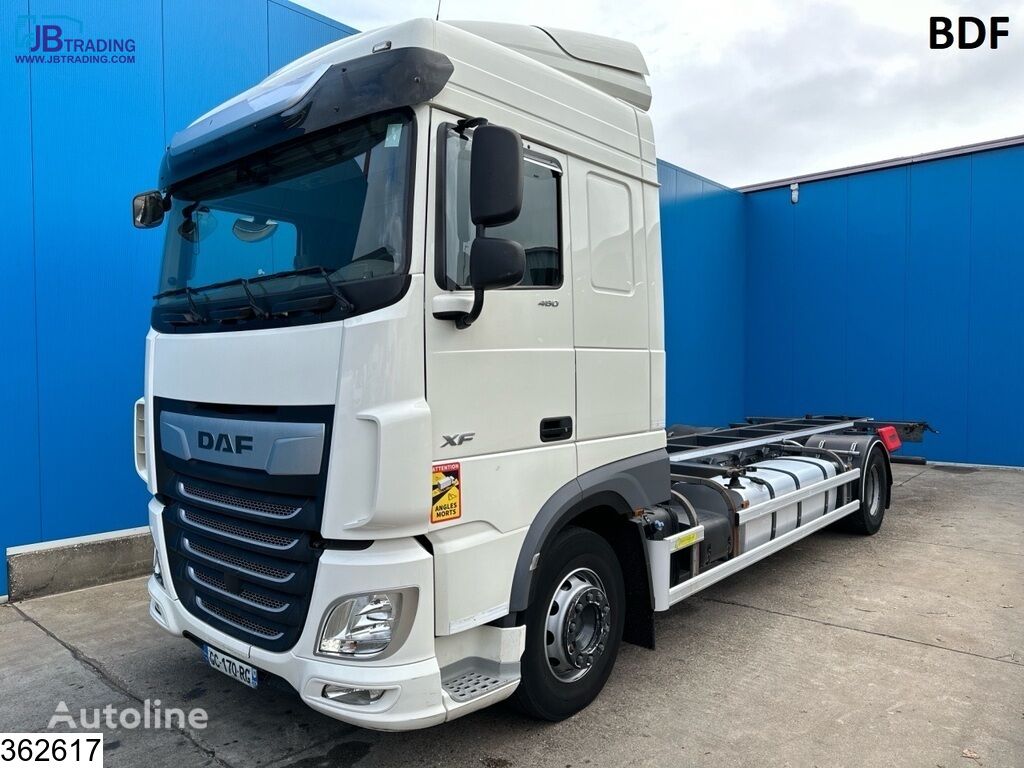 DAF XF 480 EURO 6, BDF vozilo za prevoz kontejnera