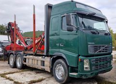 Volvo FH 440 mit Kran 10000 H PENZ + Holzanhänger kamion za prevoz drva