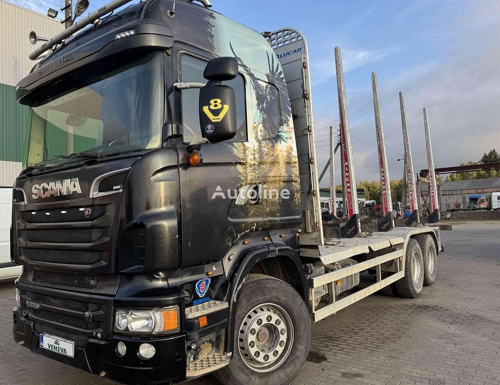 Scania R620 6x4 + ALUCAR kamion za prevoz drva