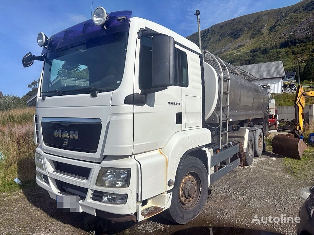 MAN TGS 26.440 *6x2/4x4 HYDRODRIVE *INOX VM TANK *MILK/ WATER *15m3 autocisterna za mleko