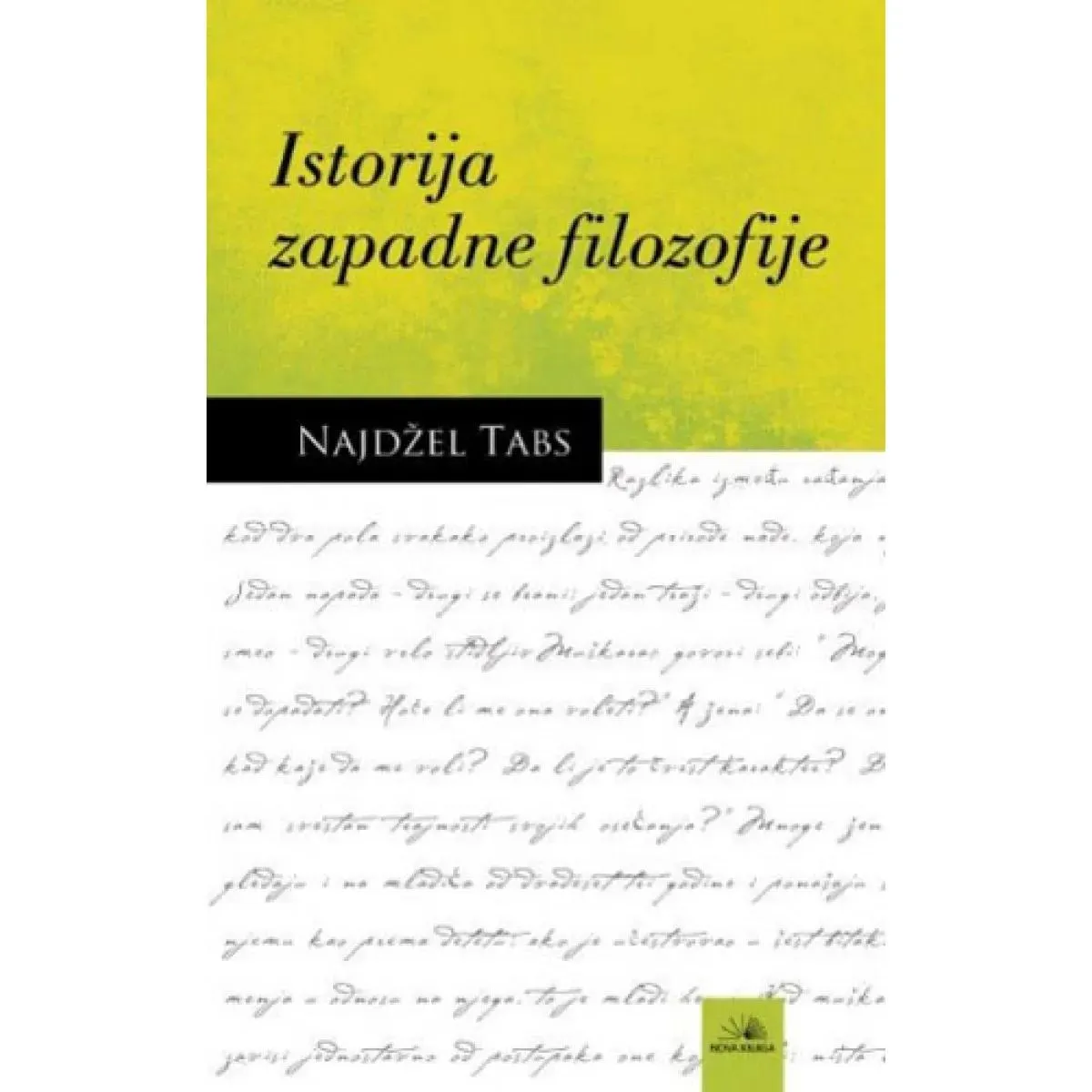 ISTORIJA ZAPADNE FILOZOFIJE