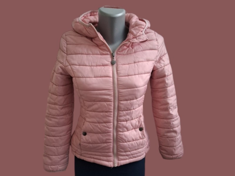 Terranova Kids roze jakna sa kapuljačom 152/158