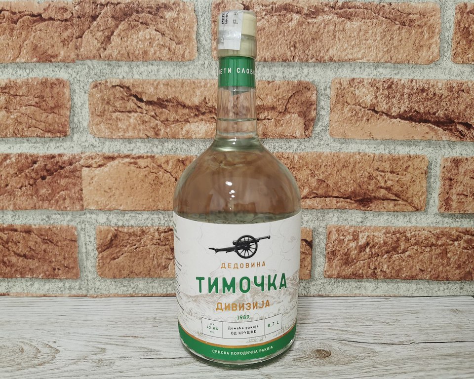 Timočka divizija – Rakija od kruške 0,7l