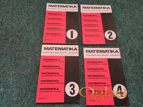 Matematika stručno-metodički časopis 1-4; 1981