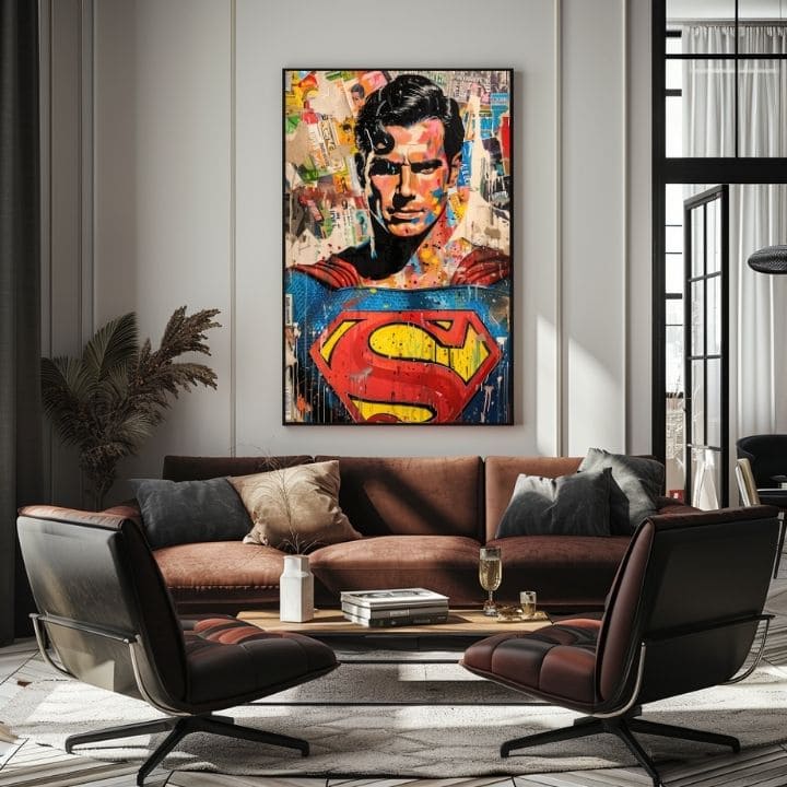 Image SUPERMAN : Pop ikona | Akrilni detalji