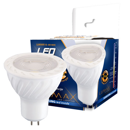 LED SIJALICA LUMAX 6W MR16 4000K NEURTRAL 480LM CIP