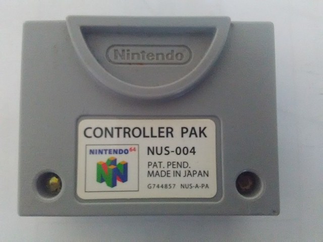 nintendo 64 memorijska kartica ispravno sa slika