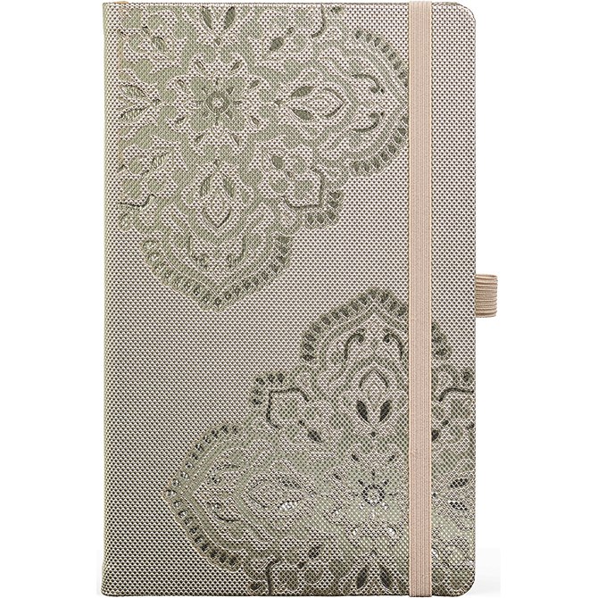 Notes 19x25cm linije 192strane s gumicom Oriental Charme Satin Arabesque FSC Castelli 0QO7LO-A93