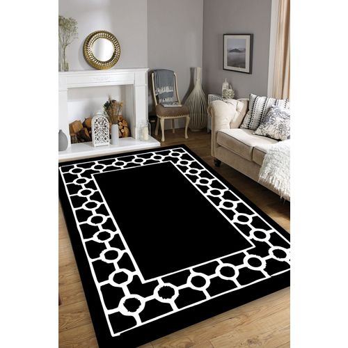 Elegantni tepih Conceptum Hypnose Black & White (80 x 150 cm)