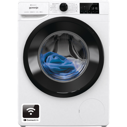 Gorenje WPNEI74A1SWIFI Veš mašina 7 kg, 1400 rpm, Inverter PowerDrive, WiFi, Dubina 54.5 cm