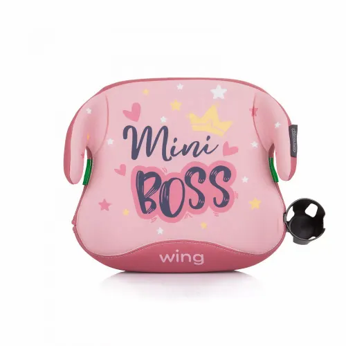 Chipolino Autosedište Wing Pink Mini Boss 15-36 kg (125-150cm) Isofix