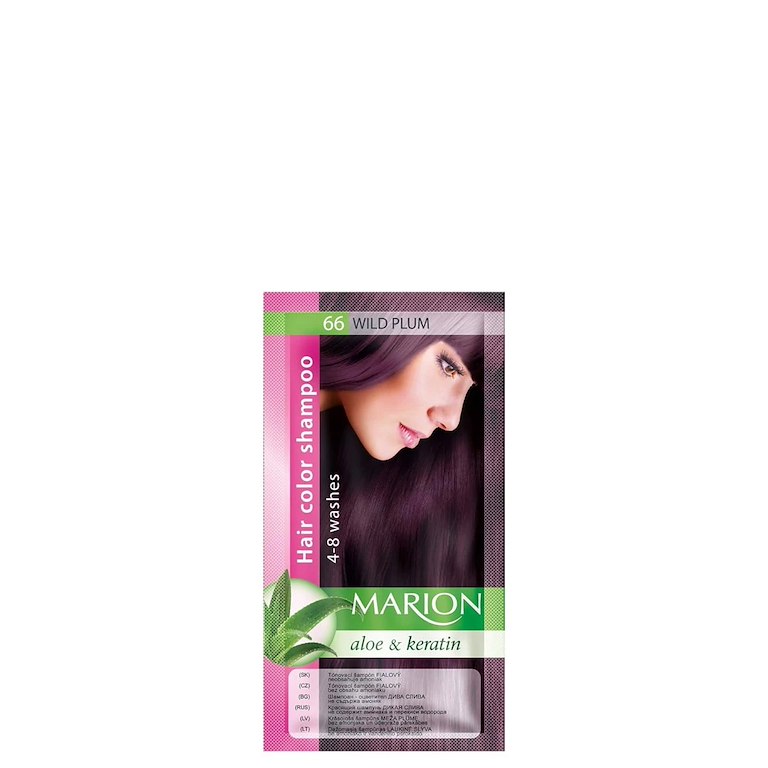 MARION COLOR ŠAMPON 40ML ALOE&KERATIN 66 WILD PLUM