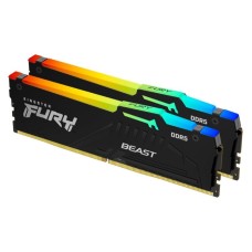 KINGSTON DIMM DDR5, 32GB (2x16GB kit) 6.000MT/s, FURY Beast Black RGB EXPO (KF560C36BBE2AK2-32)