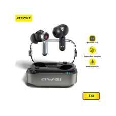 AWEI Bluetooth Slušalice Bubice T58, crne