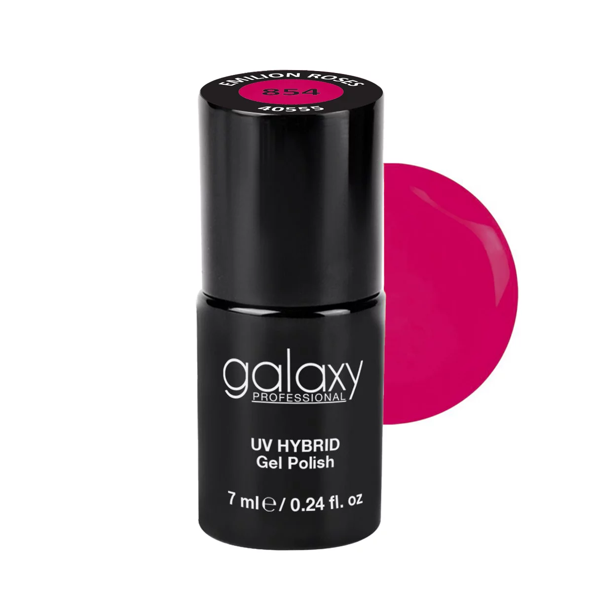 Trajni lak za nokte UV/LED GALAXY Hybrid 7ml Emillion Roses S854