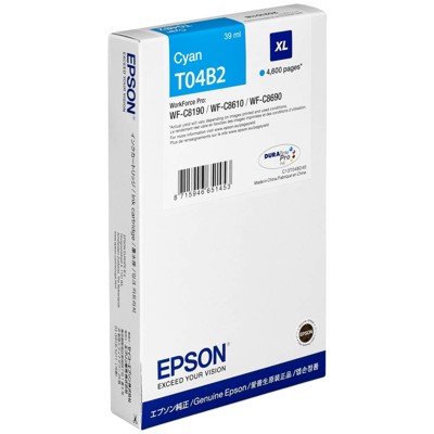 EPSON WF-C81xx / WF-C86xx Ink Cartridge XL Cyan, C13T04B240