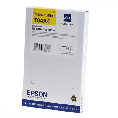 EPSON WF-C8190 / WF-C8690 Ink Cartridge XXL Yellow, C13T04A440