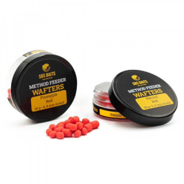 SBS Method Feeder Wafters Red M1 20g 6-8mm