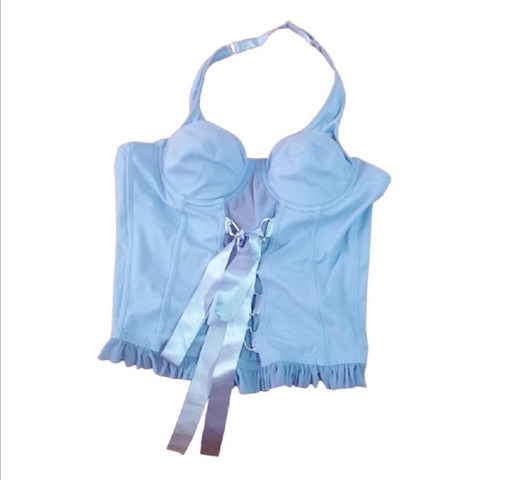 Baby blue korset+bokserice