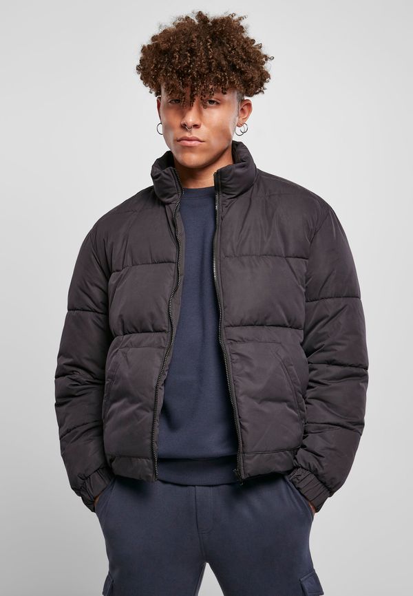 CROPPED PUFFER JACKET BLACK
