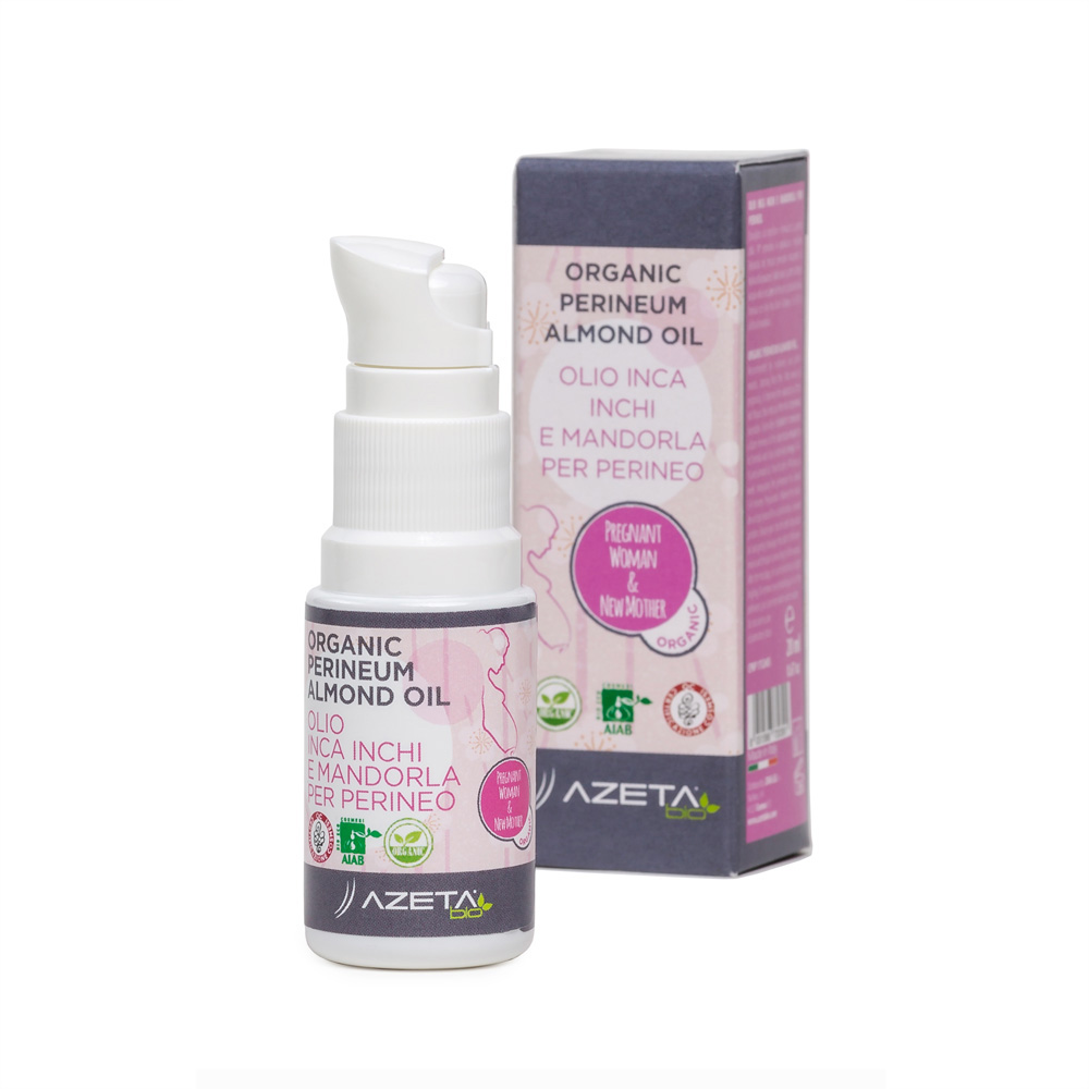 Azeta Bio organsko bademovo ulje za masažu perineuma 20ml