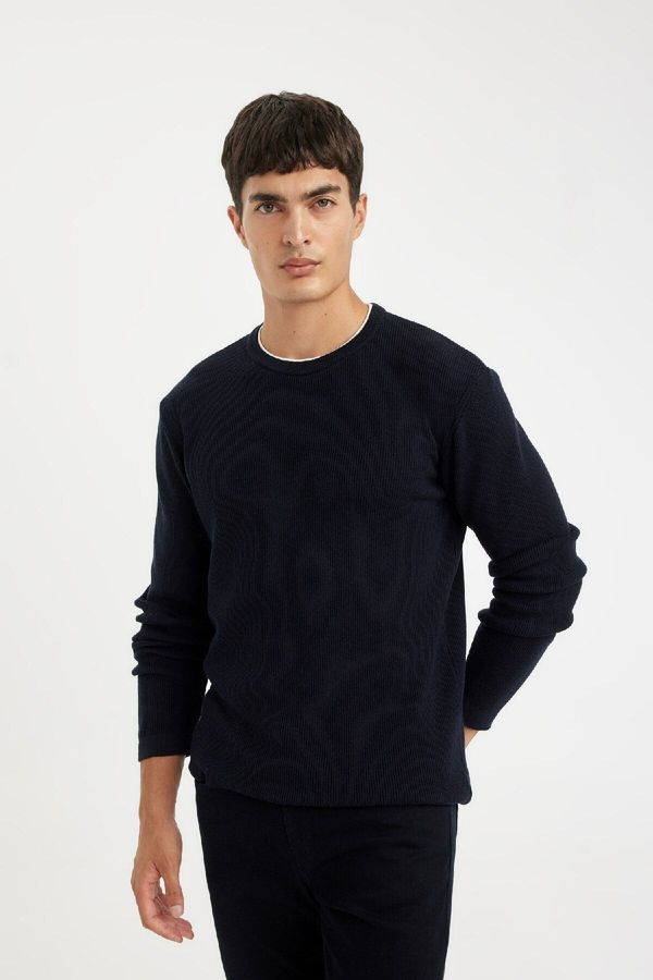 DEFACTO RELAX FIT CREW NECK KNITWEAR SWEATER