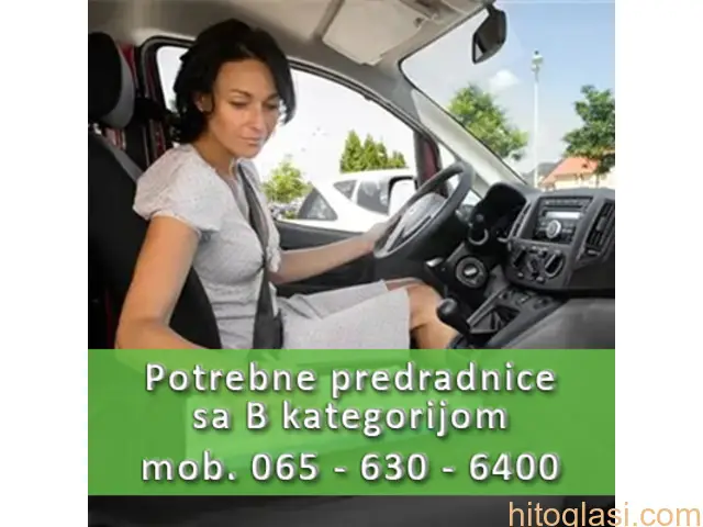 Potrebne predradnice sa B kategorijom 50-70.000