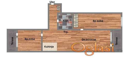 Dvoiposoban 59m2 Petrovaradin