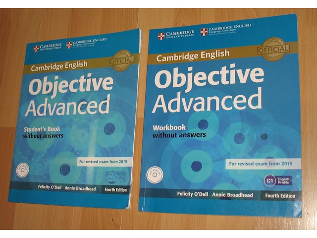 CAMBRIDGE OBJECTIVE ADVANCED UDZBENIK + RADNA + 2CD-A