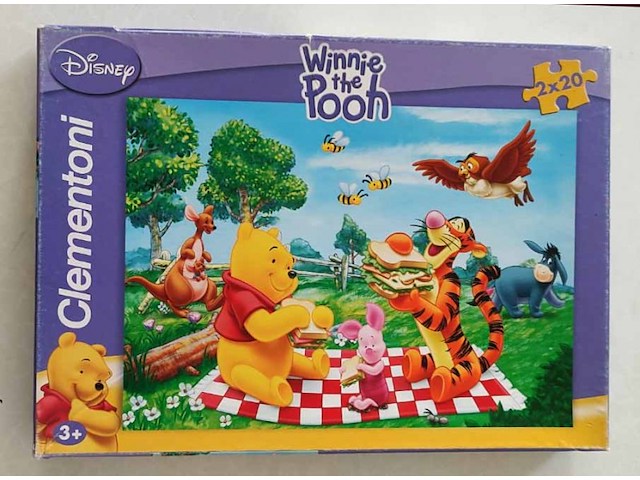 DISNEY Clementoni Puzle `2 u 1` 2 x 20