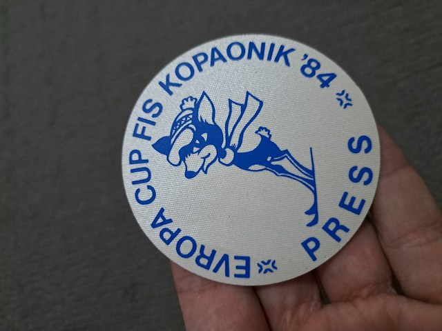 Retka nalepnica EVROPA KUP Kopaonik 1984