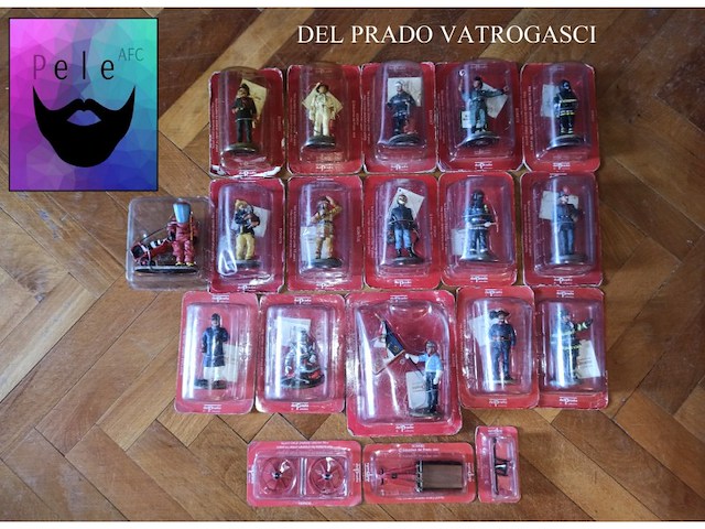 DelPrado metalne figure - Vatrogasci - CENA KOMAD