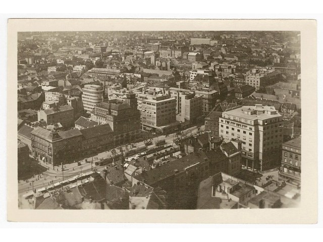 Zagreb - Trg Republike - za Beograd, ul. Đilasova, 1952