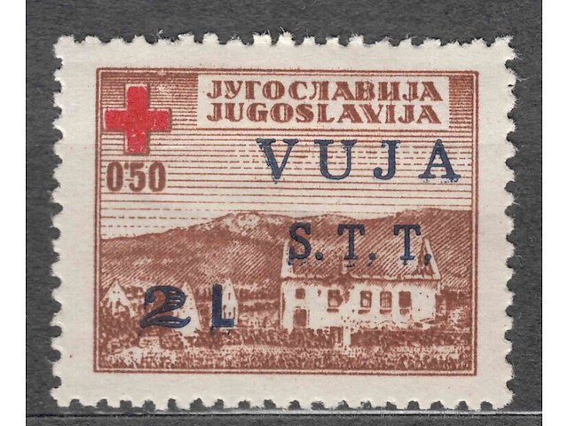 Jugoslavija Trst Zona B (VUJA) 1948 Crveni Krst *