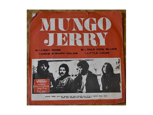 Mungo Jerry - Lady Rose (EP)