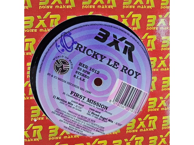 Ricky Le Roy ‎– First Mission, LP, Maxi