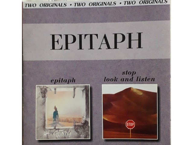 Epitaph - TWO ORIGINALS CD