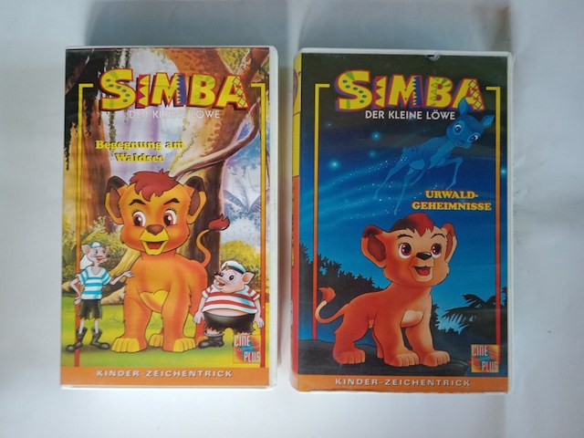 Simba der kleine lowe 2X VHS