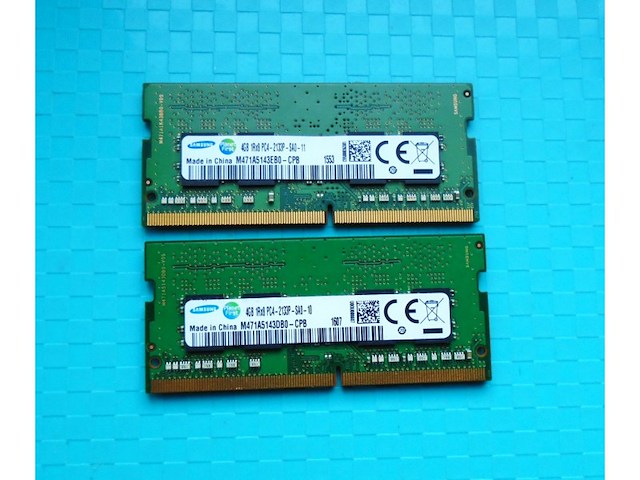 8GB (2x4) DDR4 2133mhz Samsung