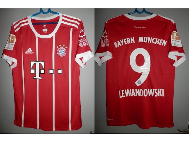 Bayern Munchen dres 2017-18 Robert Lewandowski 9