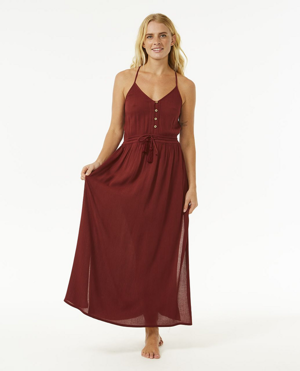 ŠATY RIP CURL CLASSIC SURF MAXI DRESS PLUM