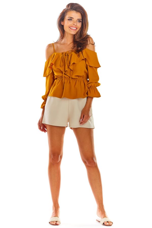 ŽENSKA BLUZA AWAMA RUFFLE